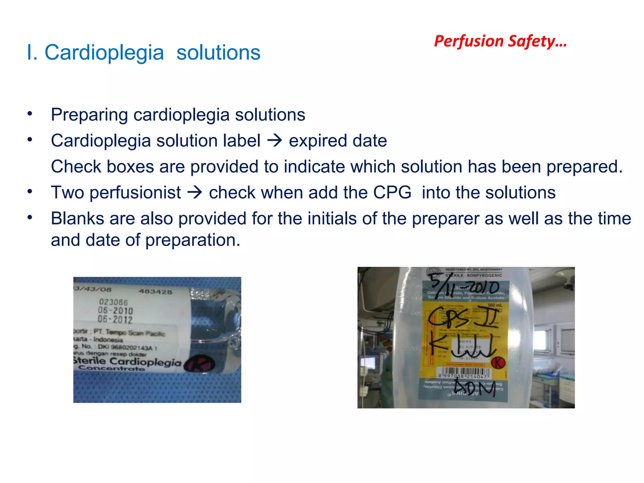 cardioplegia delivery management, perfusion safety | PPT