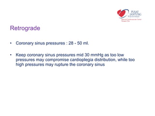 cardioplegia delivery management, perfusion safety | PPT