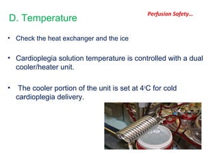 cardioplegia delivery management, perfusion safety | PPT