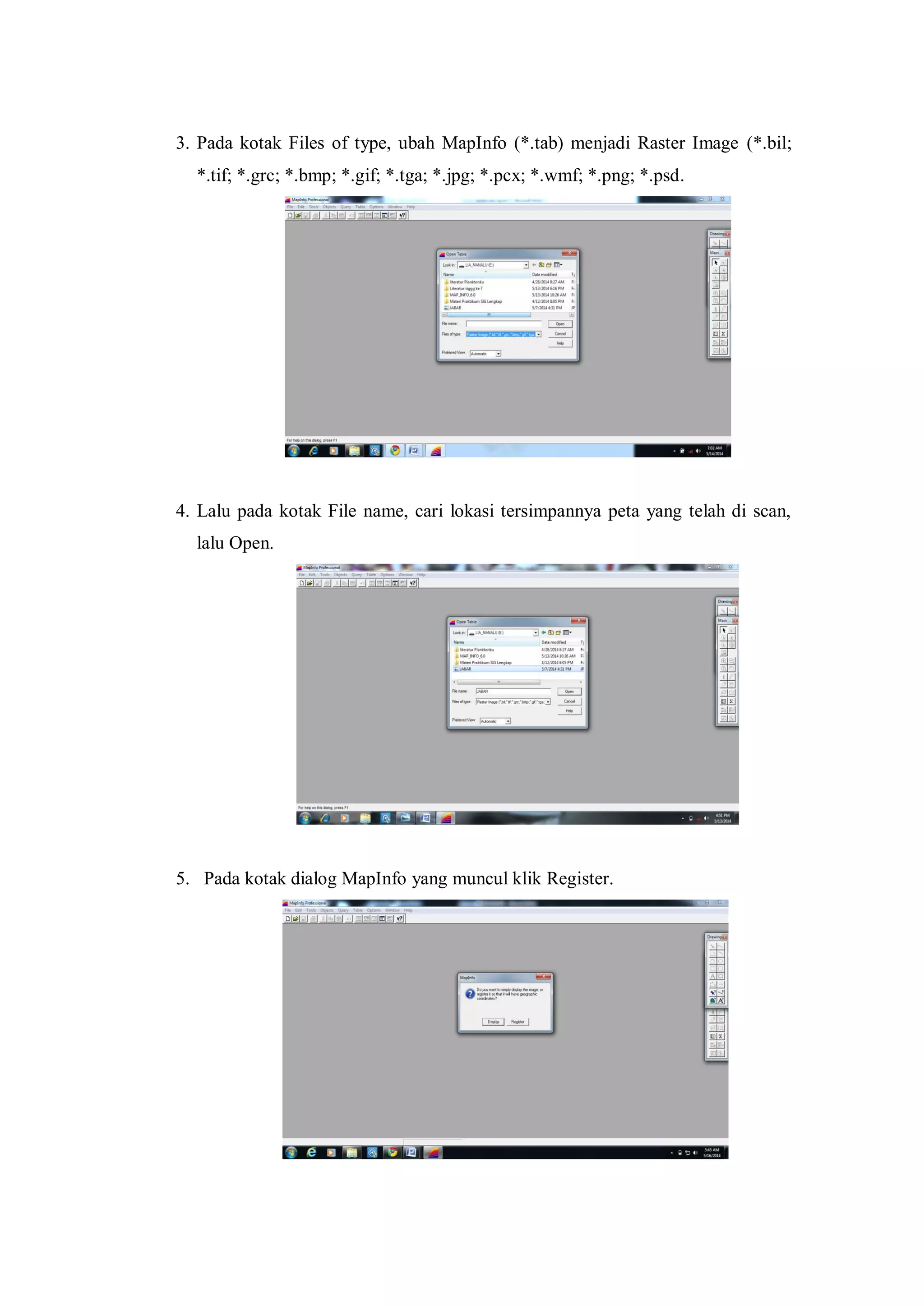 DIGITASI PETA JAWA BARAT DENGAN MENGGUNAKAN MapInfo 6.0 | PDF