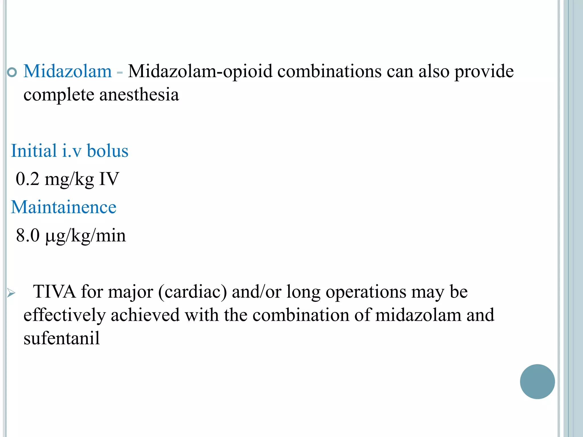 Total Intravenous Anaesthesia | PPTX