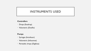 introduction to total intravenous anaesthesia. | PPTX