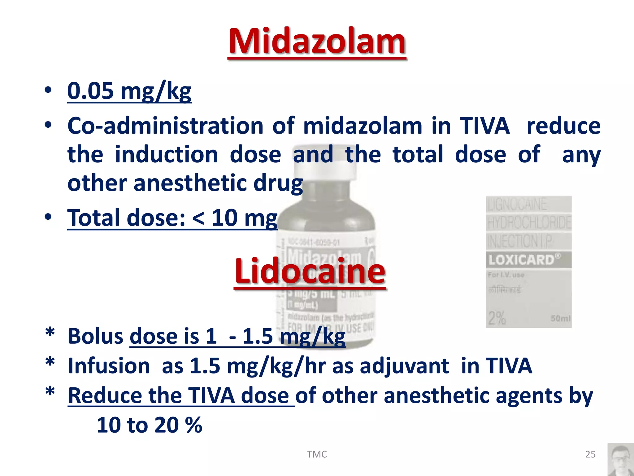 Total Intravenous Anesthesia(TIVA), recent updates | PPTX