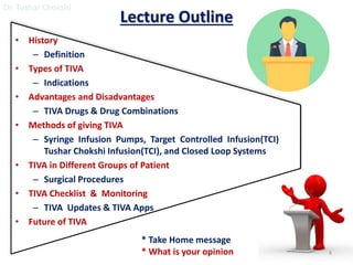 TIVA practical approach and updates | PPTX