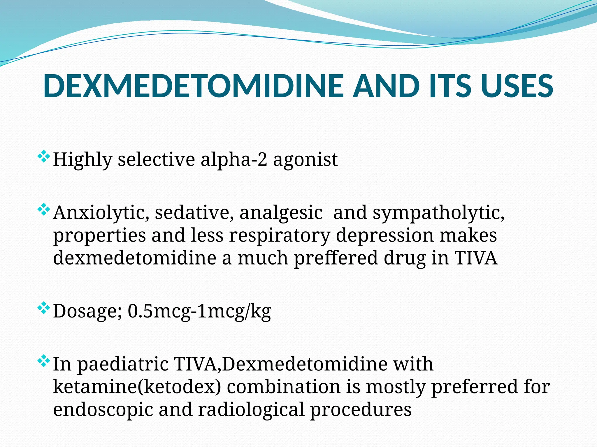 tiva total anaesthesia through iv monitord anaesthesia | PPTX