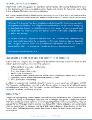 Tive Case Study BOA Logistics | PDF