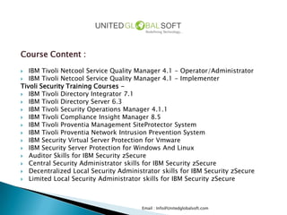 Tivoli online training | PPT