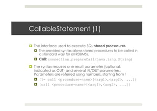 JDBC in Servlets | PPT