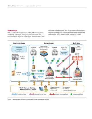 Using IBM data reduction solutions to manage more data with less infrastructure | PDF