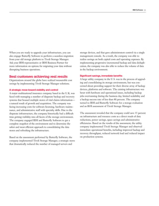 Ten ways to save money with Tivoli Storage Manager | PDF