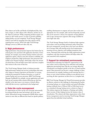 Ten ways to save money with Tivoli Storage Manager | PDF