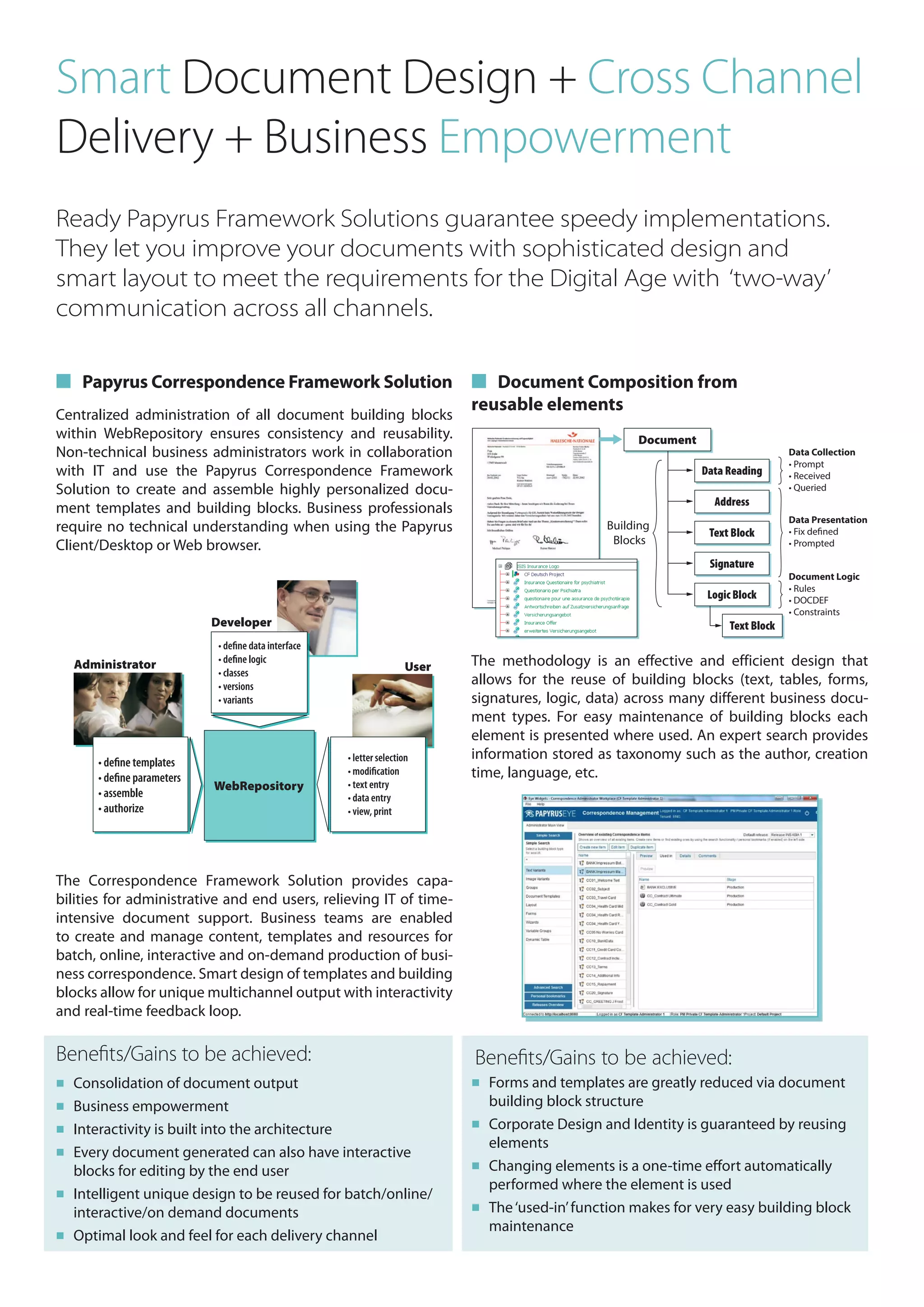 Inside Papyrus Webrepository - Technology Innovation Brochure by ISIS ...