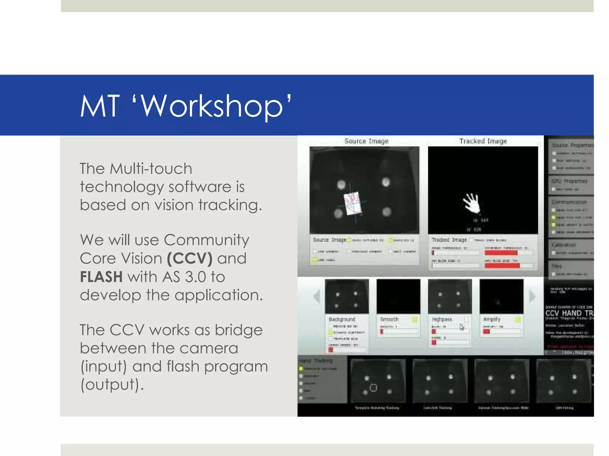 Multi-Touch Tangible Interface; HCI trends, projects, and development | PPT