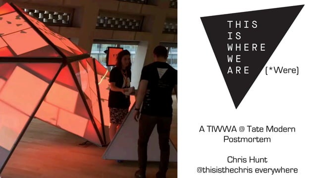 This Is Where We Where: A TIWWA @ Tate Modern Post Mortem | PPT