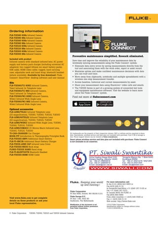 Technical Data Fluke TiX Series Thermal Imager | PDF