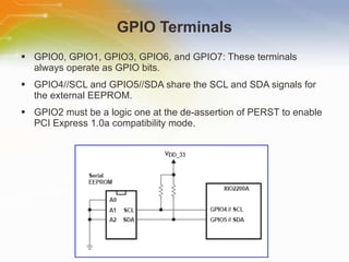 XIO2200A PCI Express to 1394a Chip | PPT | Computer Peripherals | Computing