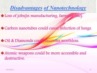 2015 Nano Technology Presentation | PPT