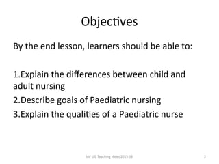 Introduction to pediatric nursing and .ppt