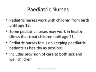 Introduction to pediatric nursing and .ppt