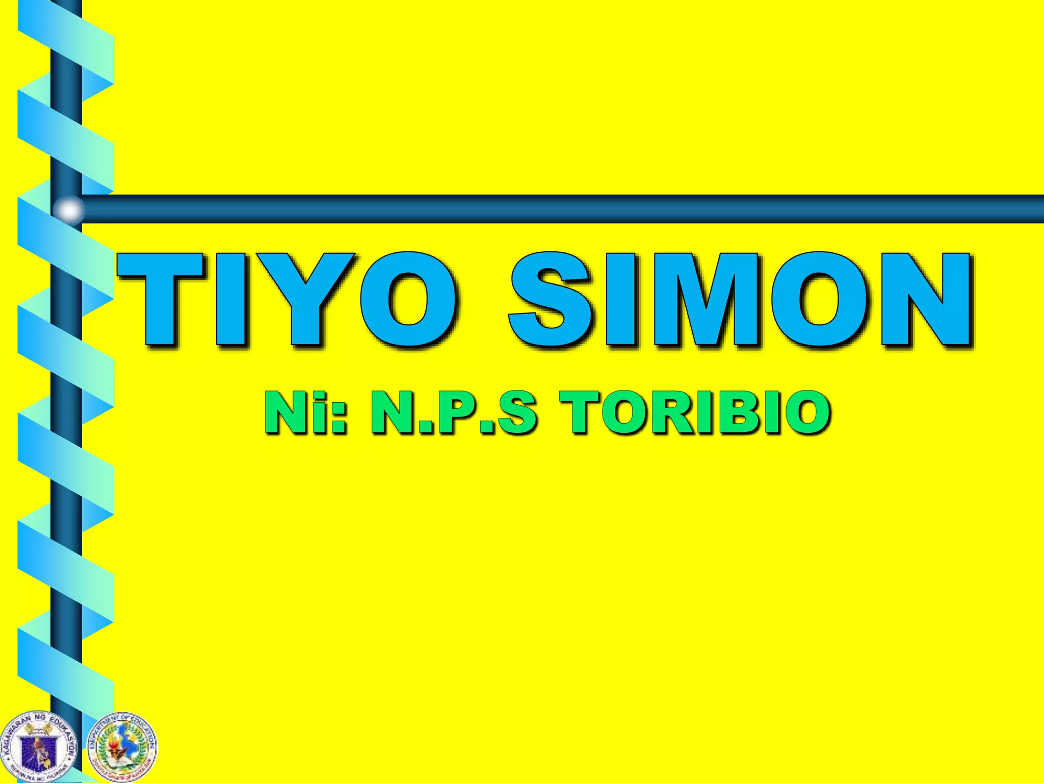 Tiyo simon | PPTX