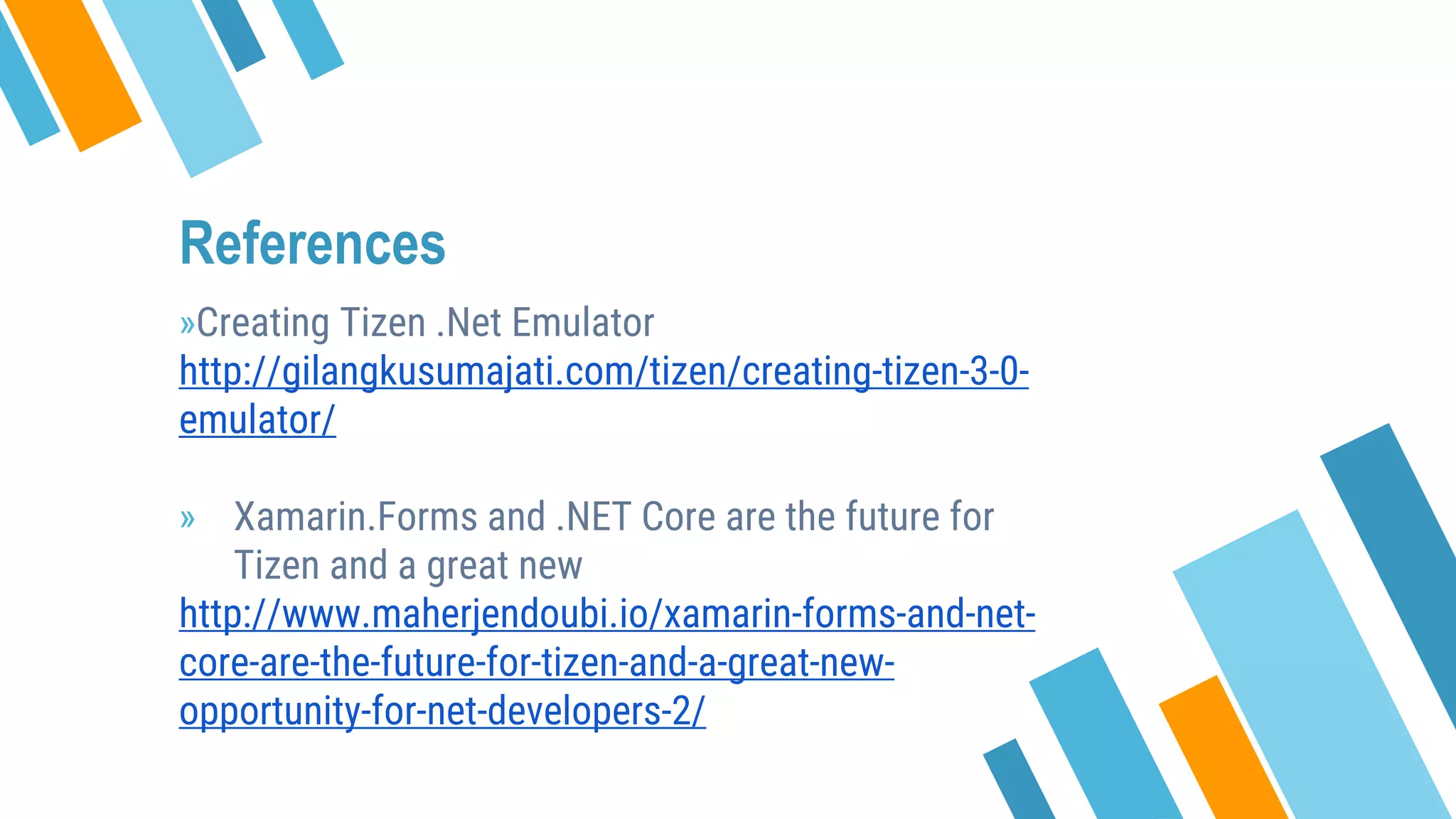 Tizen.Net with Xamarin.Forms | PPT