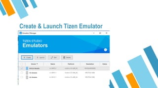 Tizen.Net with Xamarin.Forms | PPT
