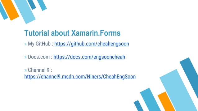 Tizen.Net with Xamarin.Forms | PPT