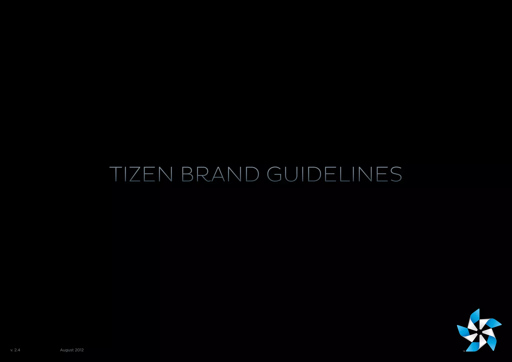 Tizen Brand Guidelines v2 4 | PDF