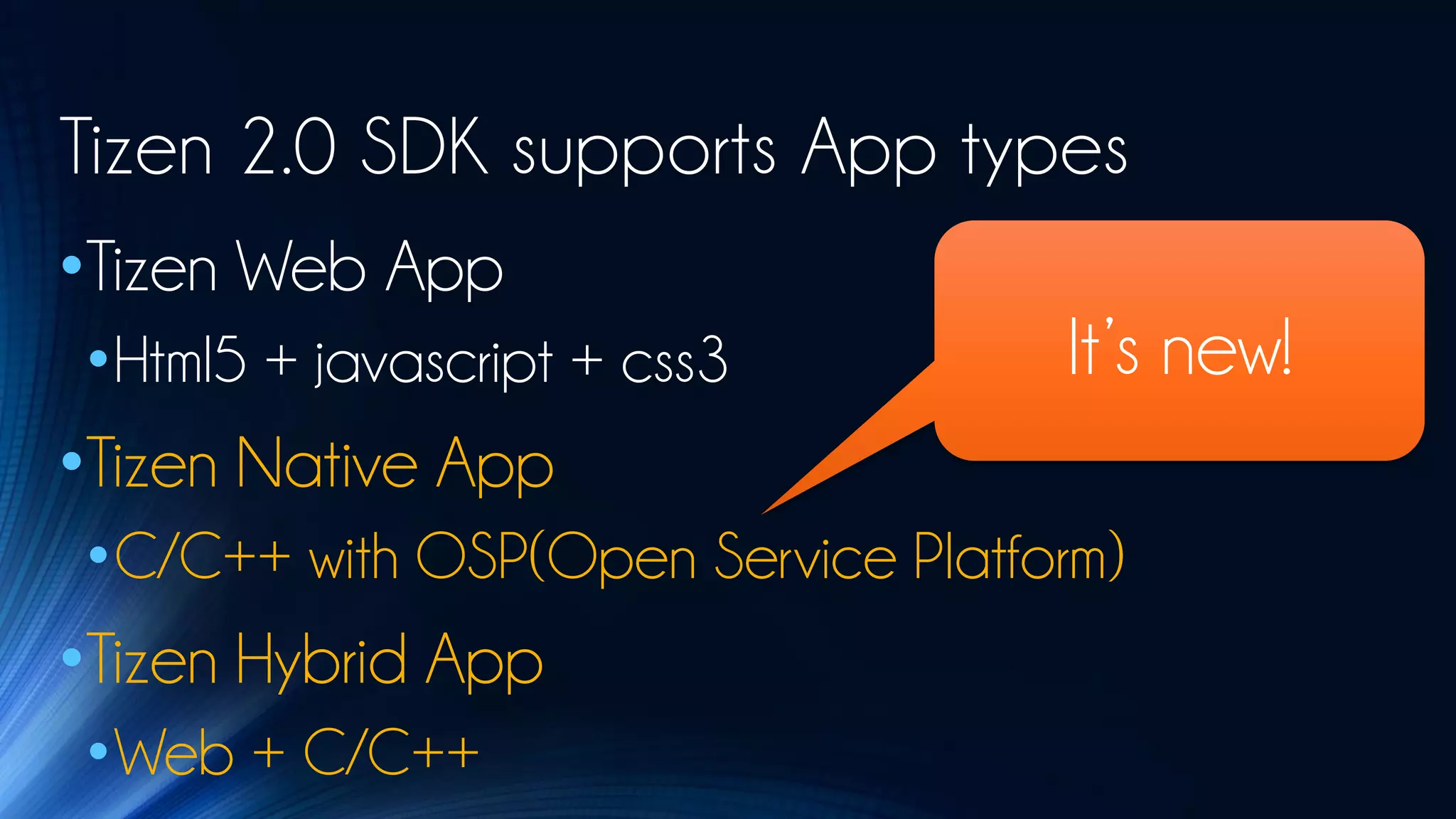 Tizen 2.0 overview | PDF