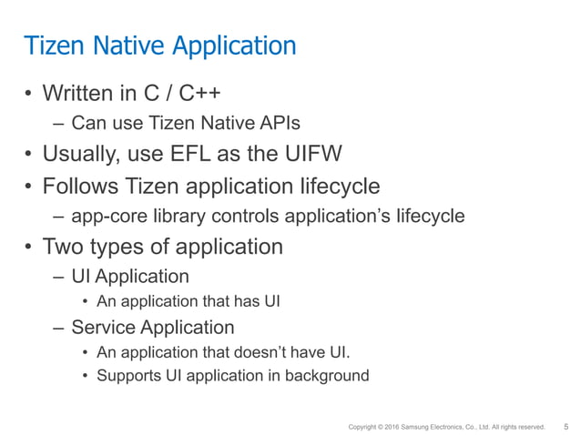 Tizen application inside out | PPT