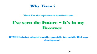 Tizen operating system seminar ppt | PPT