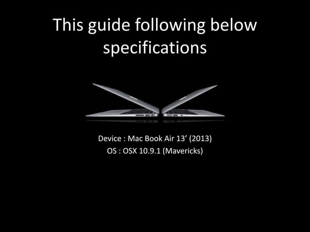 Tizen Installation Guide For Osx Pptx Operating Systems Computer Software And Applications