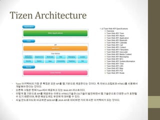 Tizen intro | PPT