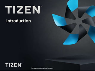 Tizen introduction & architecture | PPTX