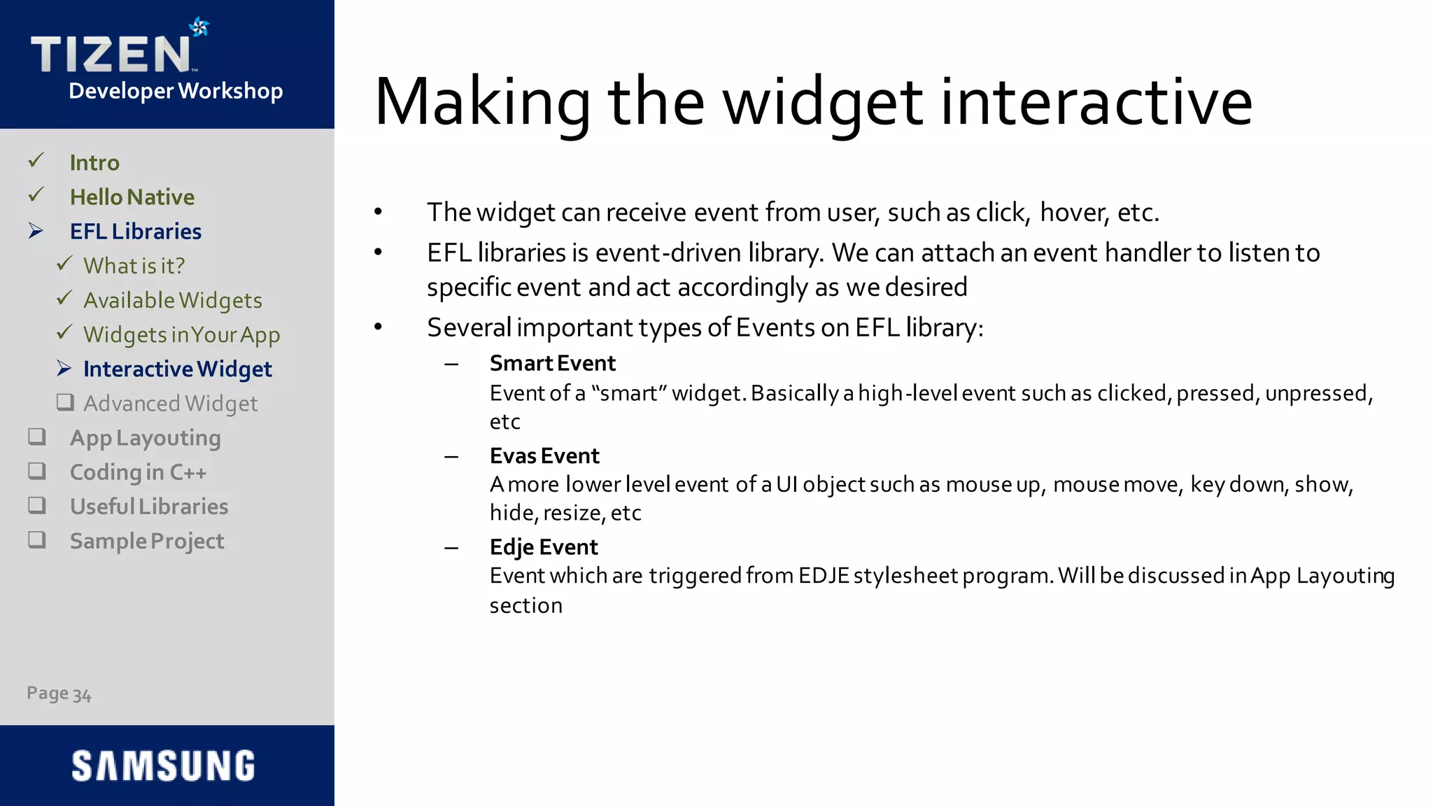 Samsung Indonesia: Tizen Native App | PDF