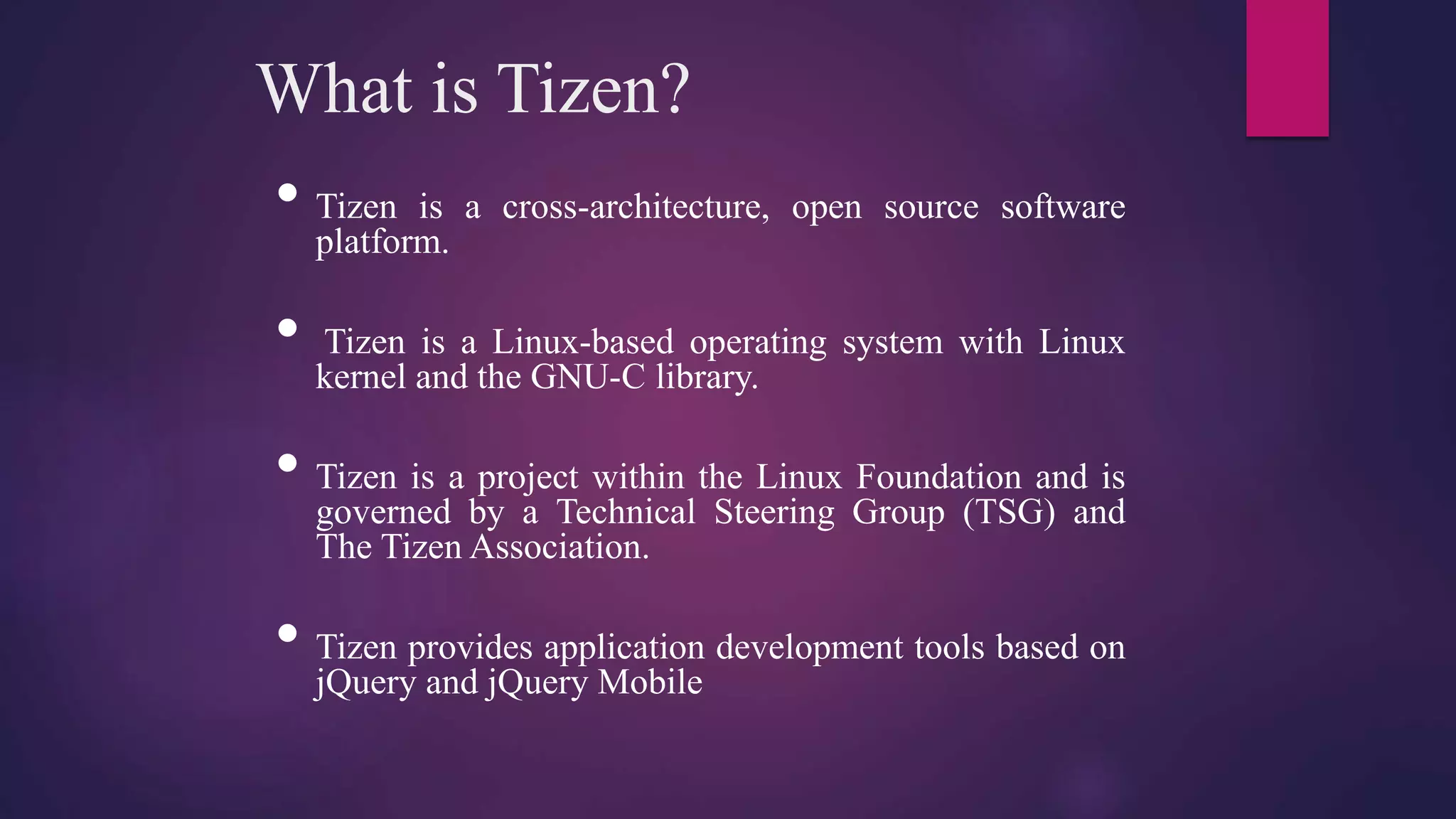 Tizen Operating System Seminar Ppt Pptx