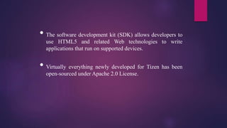 Tizen operating system seminar ppt | PPTX