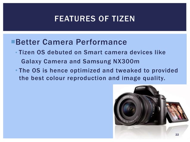 Tizen Operating System For Mobiles | PPTX | Operating Systems | Computer Software and Applications