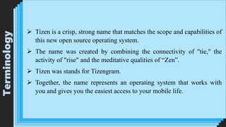 Tizen presentation | PPTX
