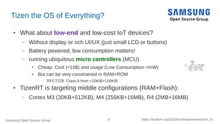 Tizen RT: A Lightweight RTOS Platform for Low-End IoT Devices | PDF
