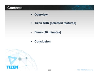 Introdução ao Tizen | PPT