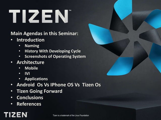 Tizen Operating System | PPTX