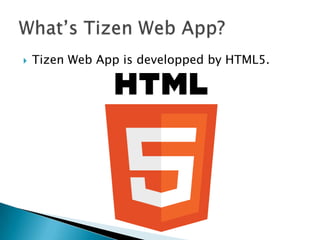 Tizen web app | PPT
