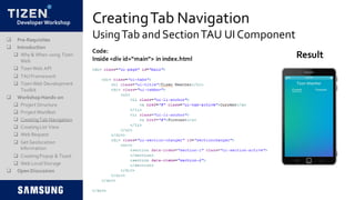 Samsung Indonesia: Tizen Web Apps | PPT