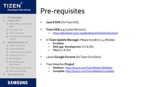 Samsung Indonesia: Tizen Web Apps | PPT