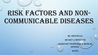 Risk factors and non-communicable diseases.pptx