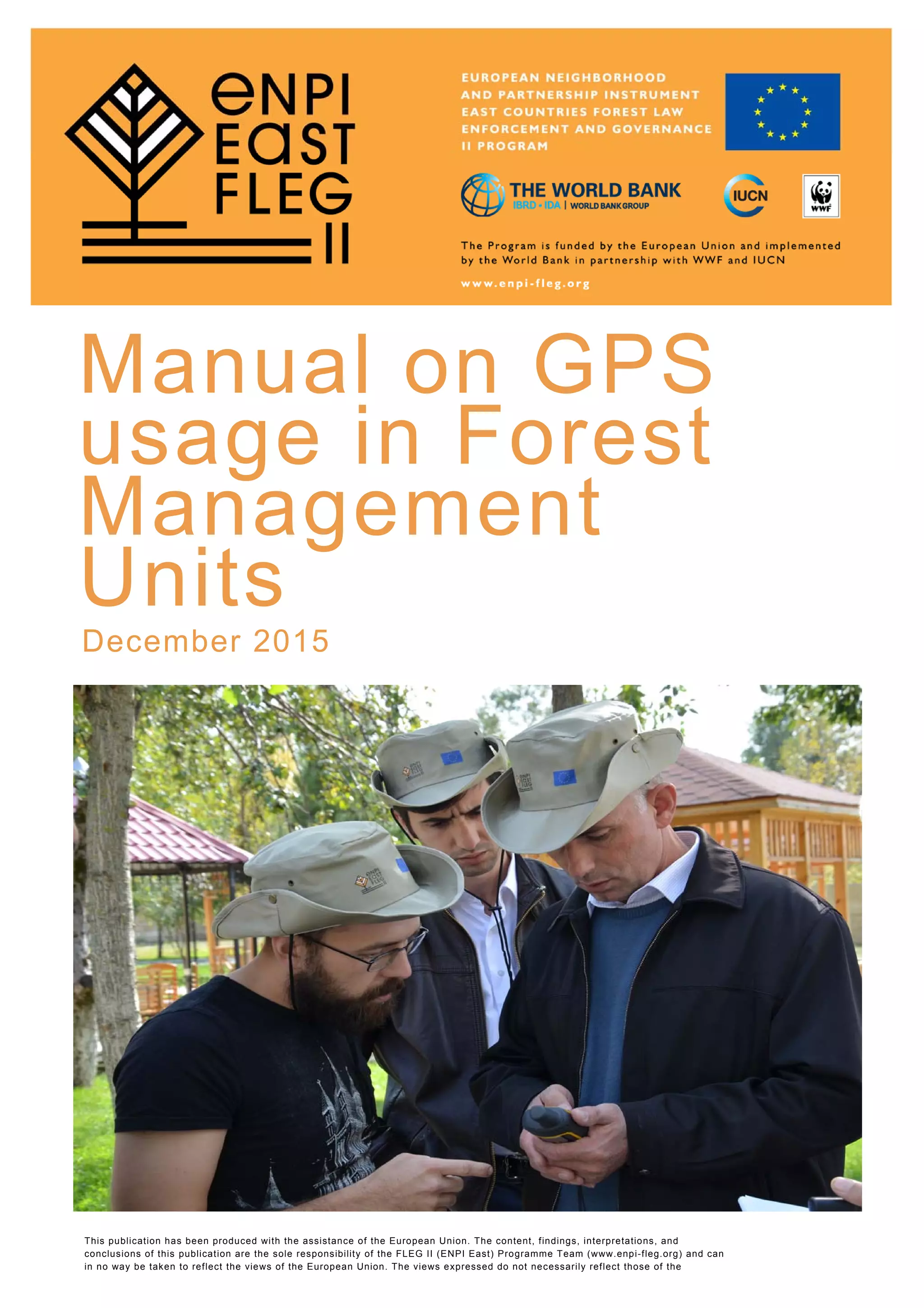 Manual on GPS usage in Forest Management Units | PDF