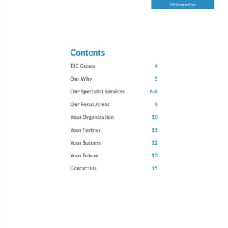 TJC Group - company brochure | PDF | IT and Internet Support | Internet