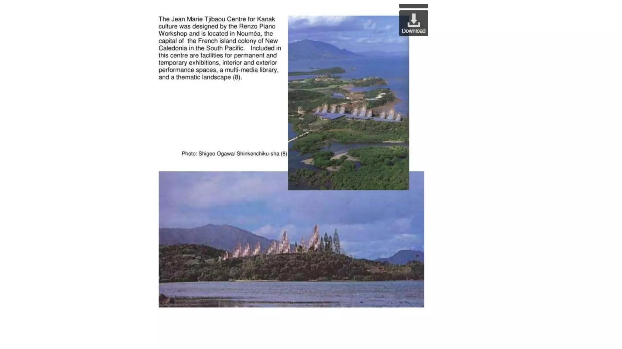 Jean Marie Tjibaou Cultural Center case study | PPTX