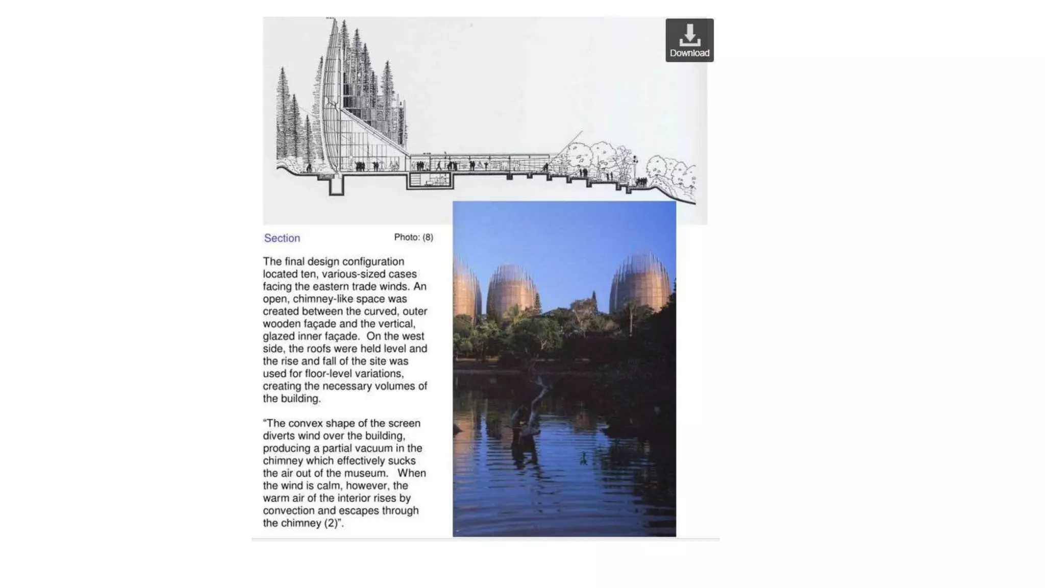 Jean Marie Tjibaou Cultural Center case study | PPTX